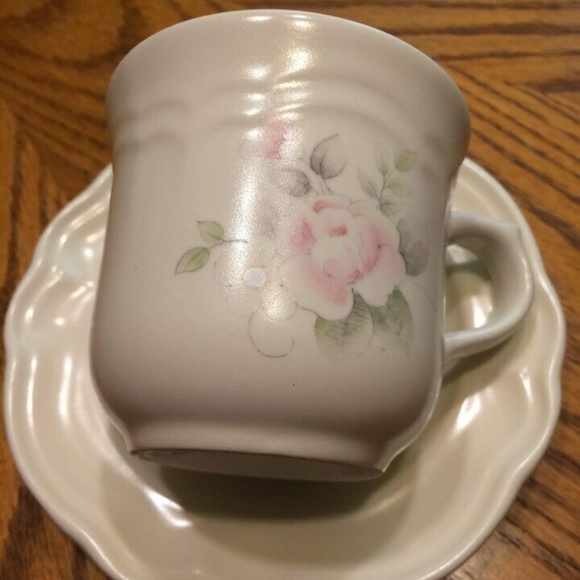 Pfaltzgraff | Dining | Pfaltzgraff Tea Rose Pattern Cup Saucer | Poshmark